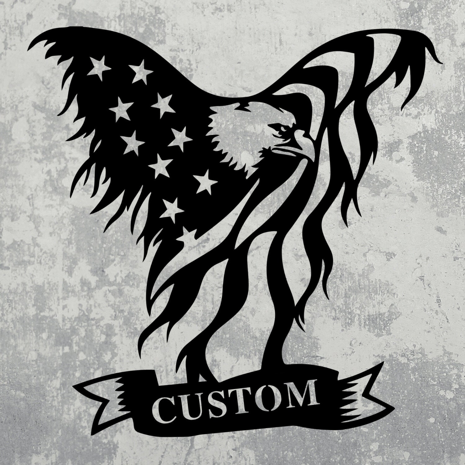 Custom Metal Eagle Sign Wall Hanging Eagle Sign American - Etsy