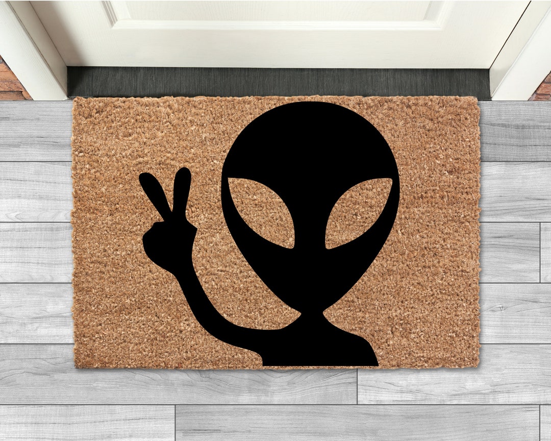 Alien Doormat|patio Doormat|door Mat|porch Mat|mat|dog Mat|home Decor ...