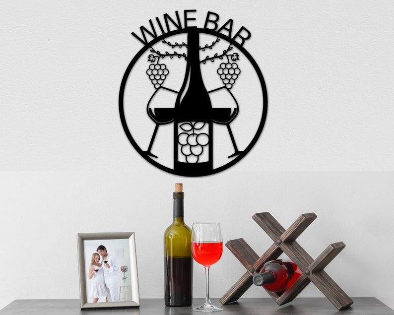 Personalized Wine Sign Custom Sign Wall Sign Wine Home | Etsy