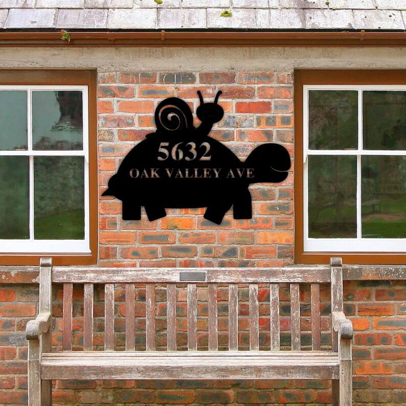 Custom Metal Sign Address Sign Wall Art Wall Hanging Name - Etsy