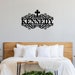 Custom Metal Name Sign,metal Cross, Housewarming Gift, Church, Custom ...
