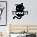 Custom Home Decorwall Sign Cat Sign Housewarming Giftcat - Etsy