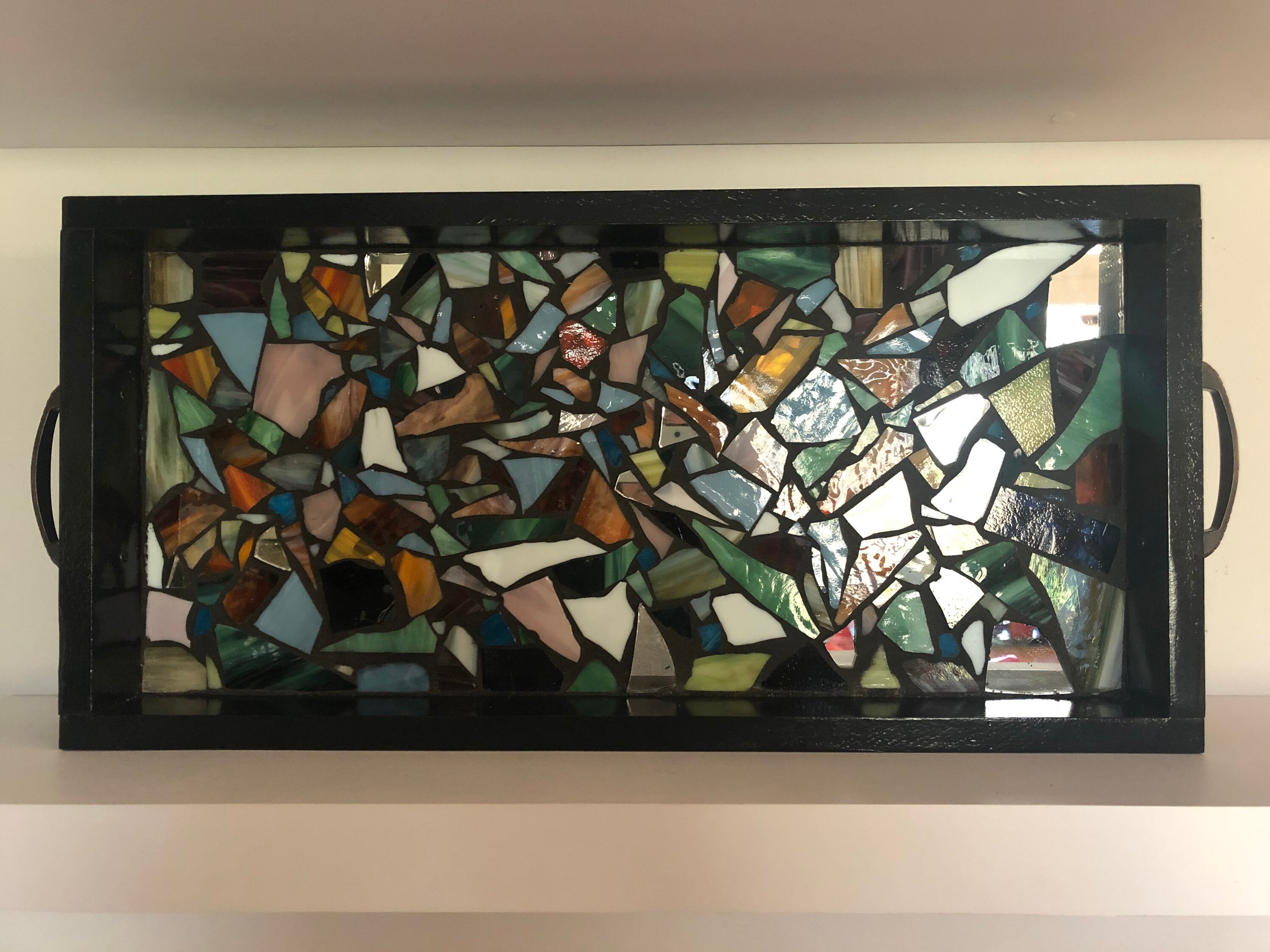 Colorful Mosaic Tray - Etsy