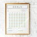 Four Goals Printable Calendar. Spiritual, Physical, Intellectual ...