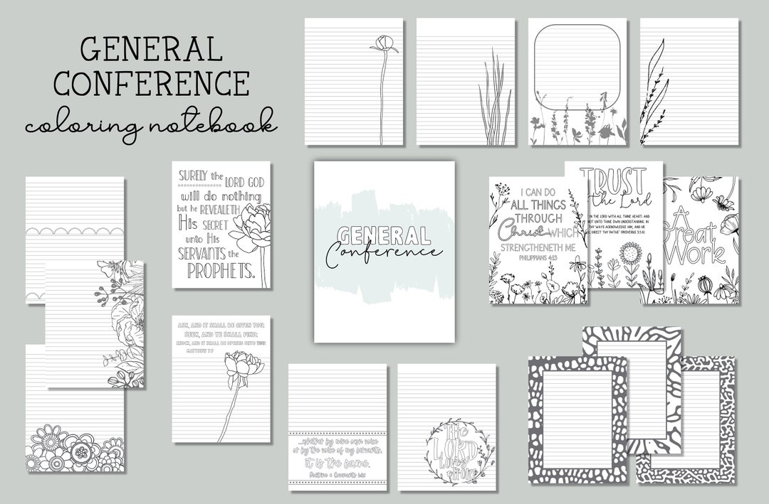 General Conference Coloring Journal. the Church of Jesus Christ of ...