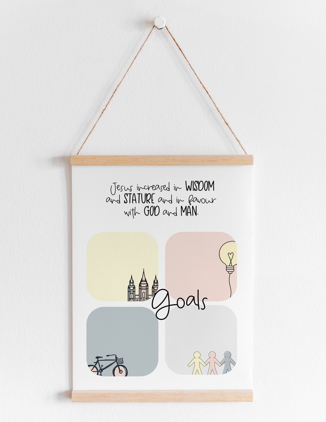 Four Goals Printable. VERSON 2. Spiritual, Physical, Intellectual ...