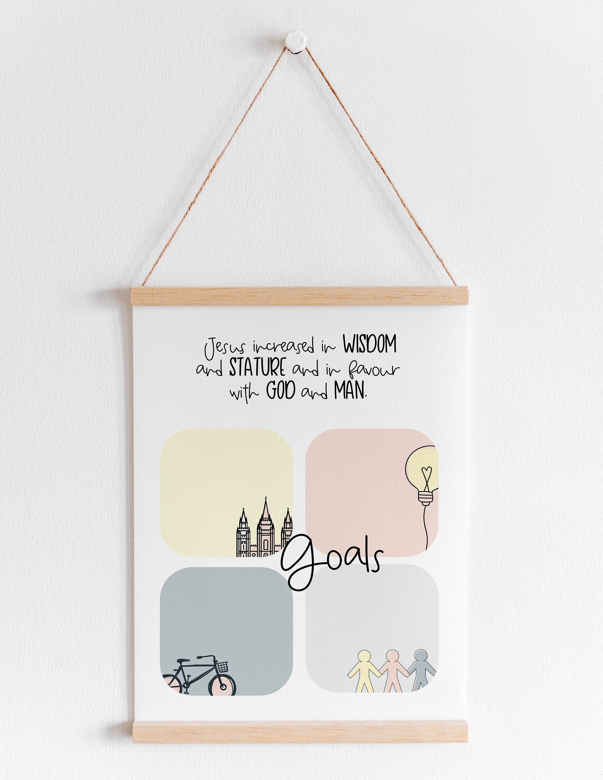 Four Goals Printable. VERSON 2. Spiritual, Physical, Intellectual ...