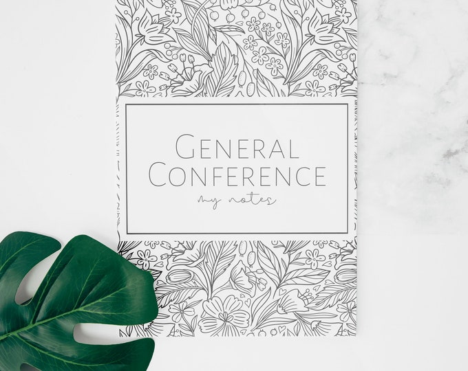 LDS General Conference Note Taking Coloring Pages. LDS Conference ...