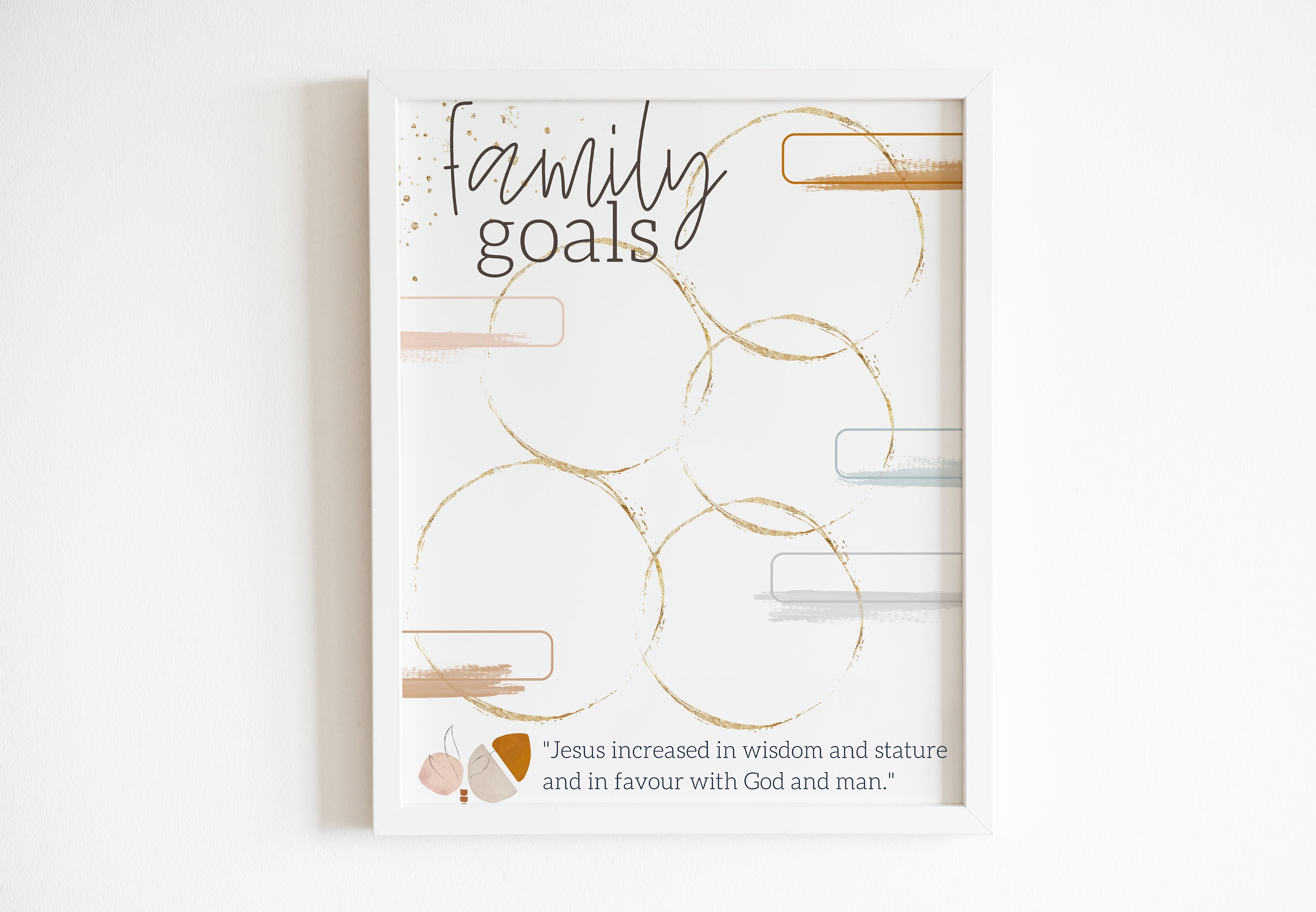Family Goals Printable. Come Follow Me. - Etsy