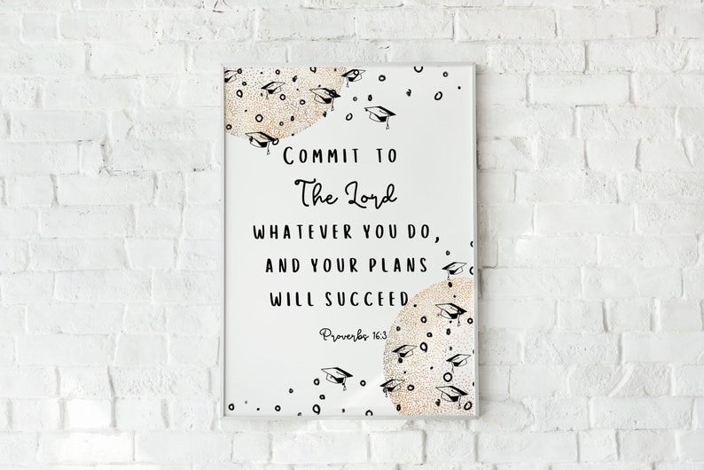 Seminary Graduation Print. LDS Graduation Printable Scripture ...