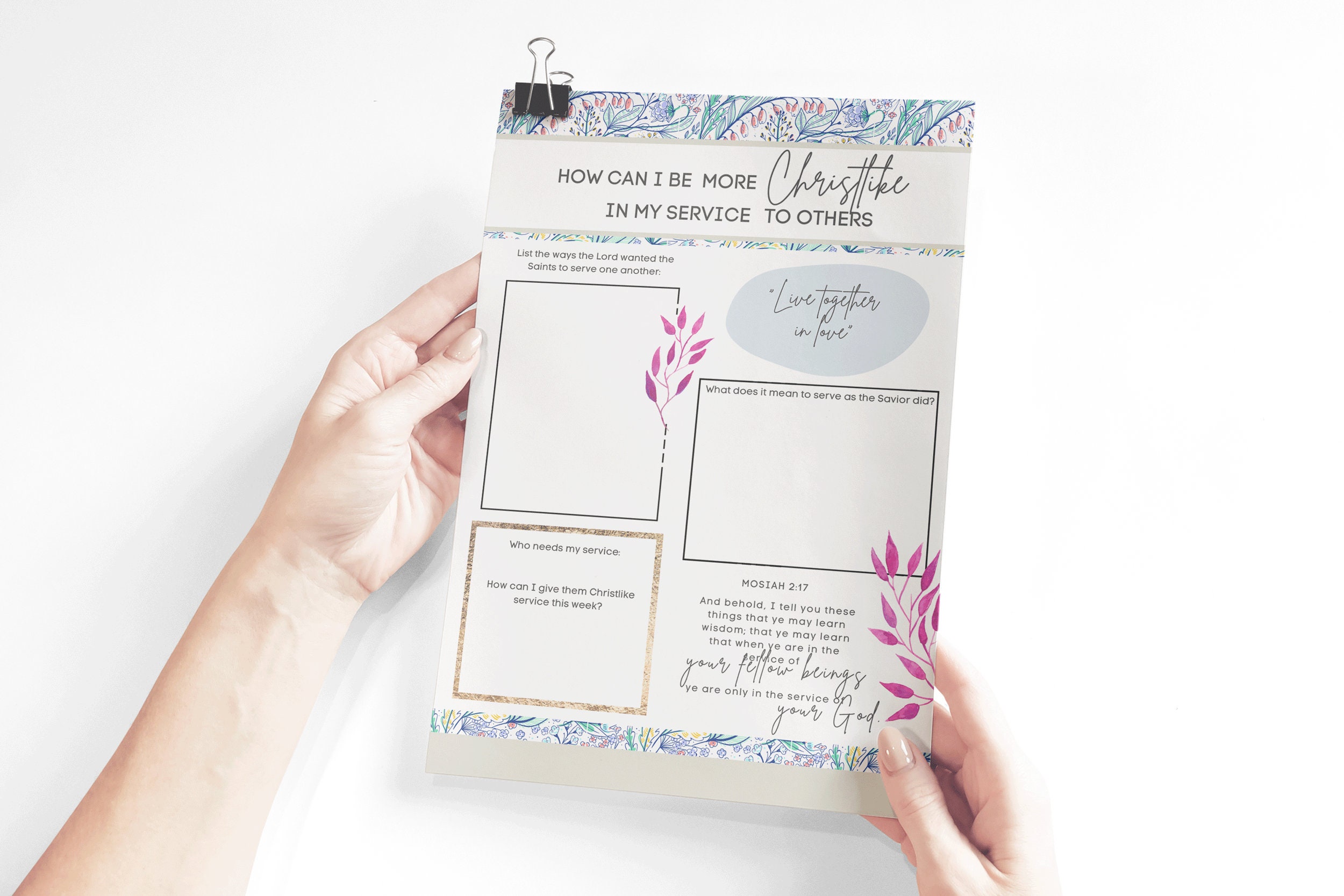 How Can I Be More Christlike in My Service to Others. April 25 LDS YW ...