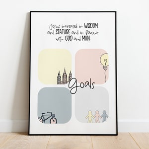 Four Goals Printable. VERSON 2. Spiritual, Physical, Intellectual ...