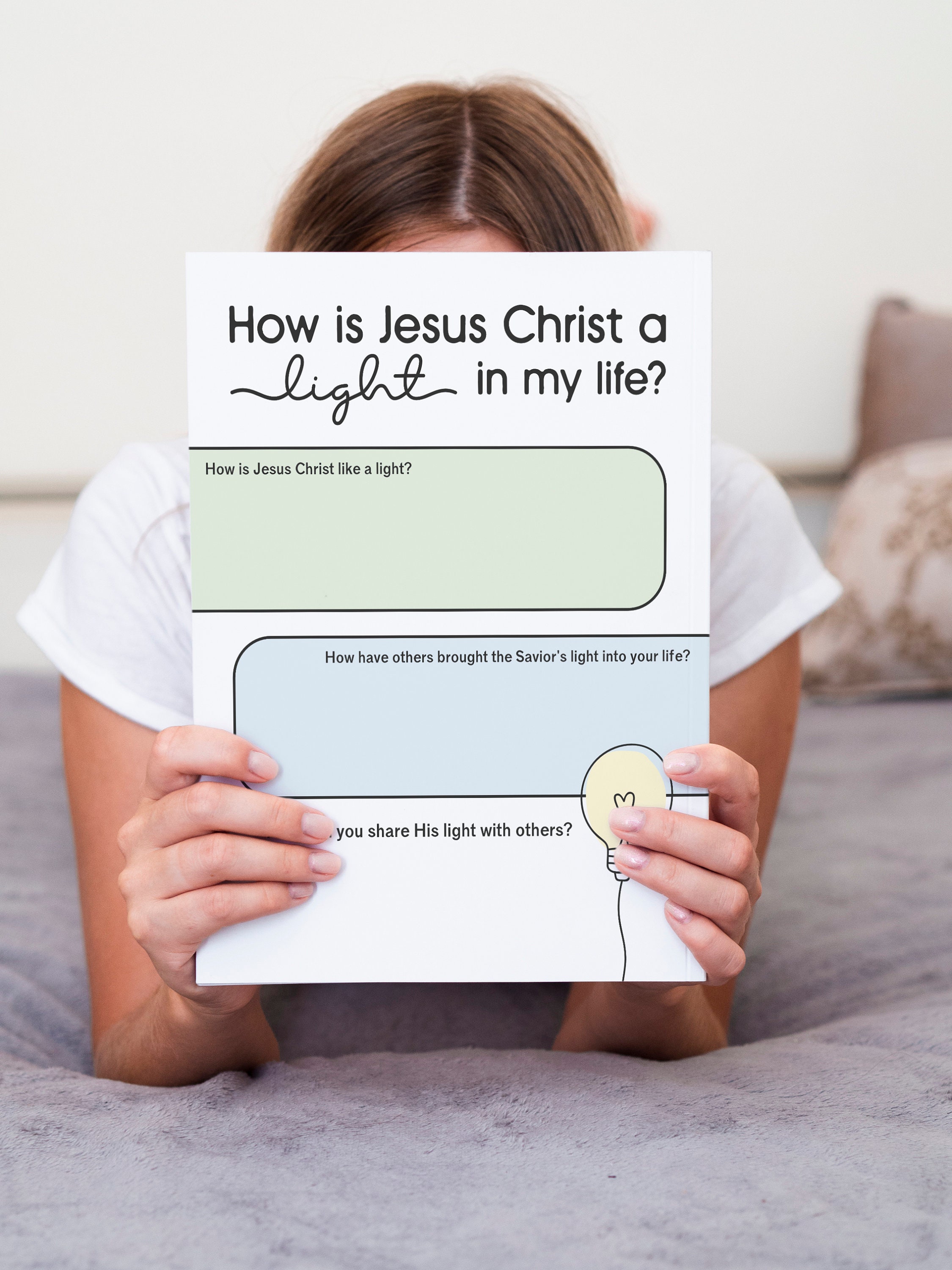 How is Jesus Christ a Light in My Life? Printable Lesson Worksheet AND ...