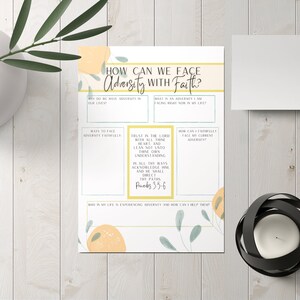How Can We Face Adversity With Faith? LDS YW Lesson Worksheet ...