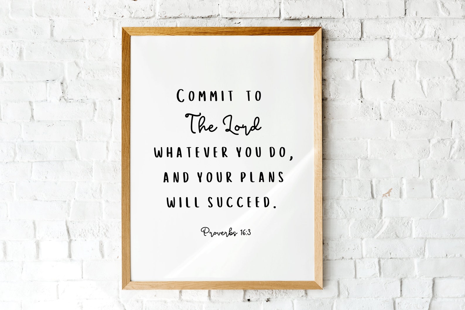 Proverbs 16v3 Commit to the Lord Whatever You Do and Your Plans Will ...