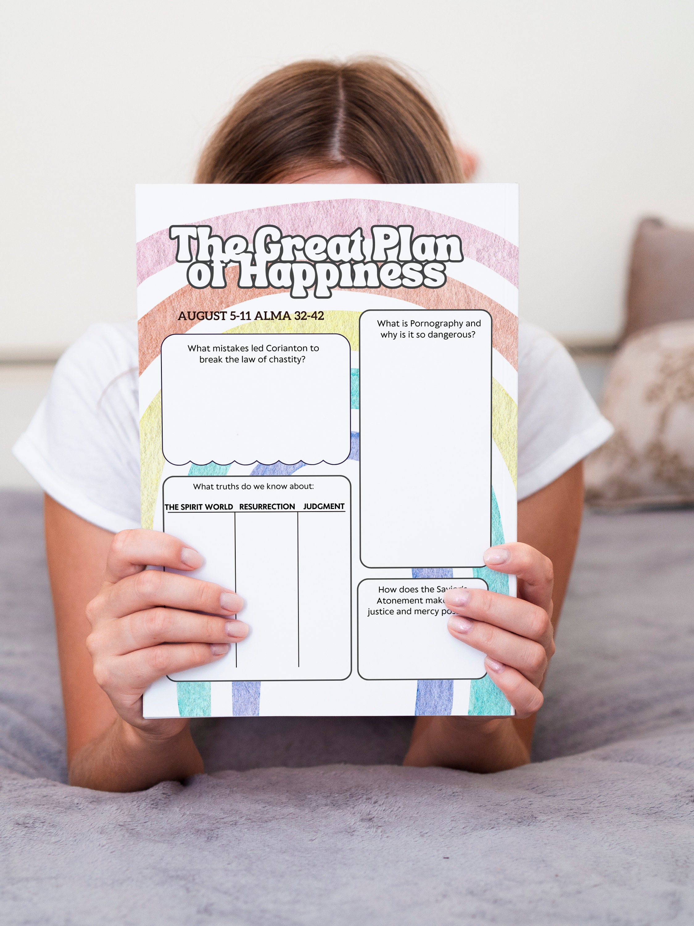 August 5-11: Alma 39-42 “the Great Plan of Happiness” Printable Lesson ...