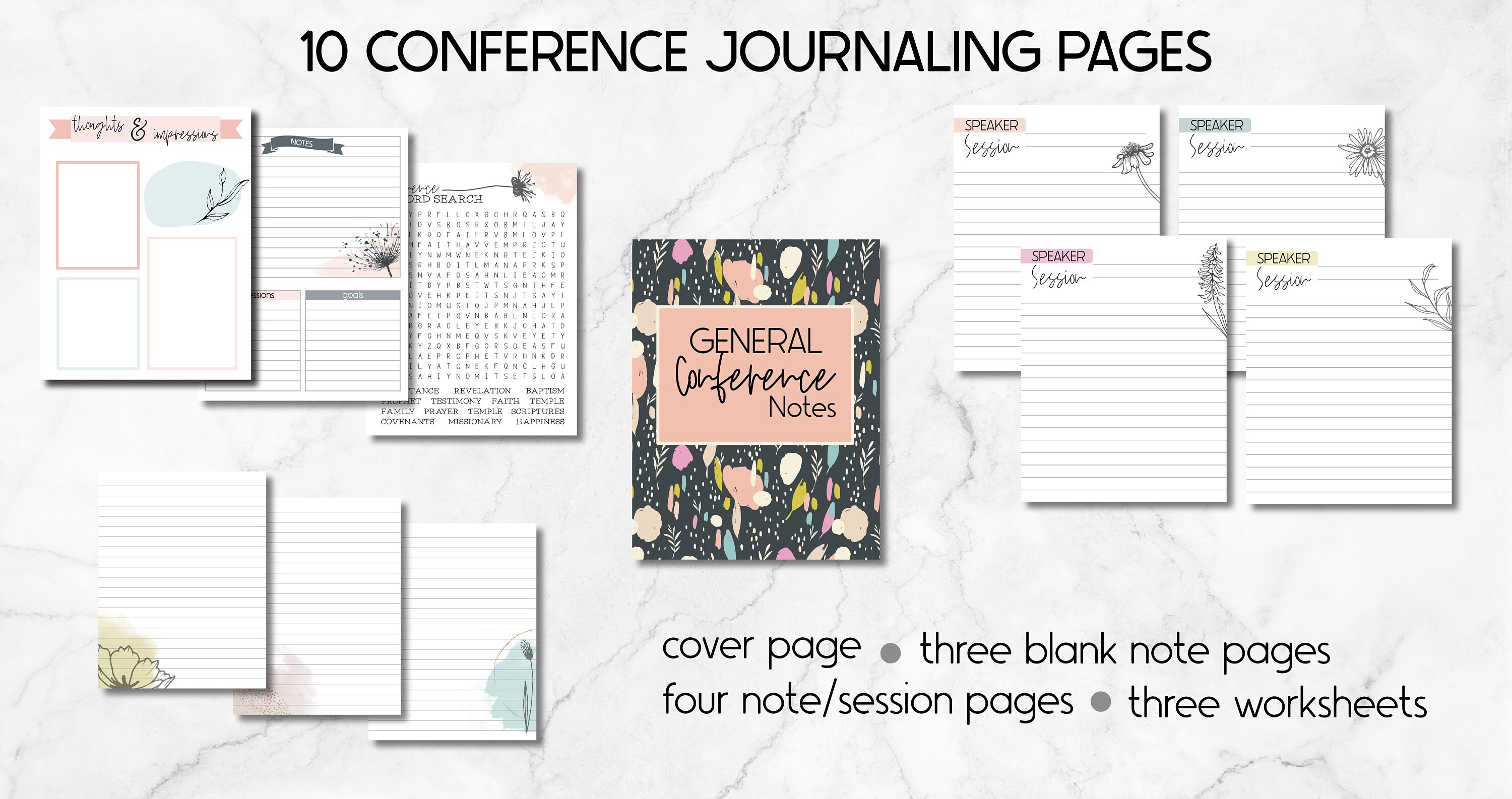 General Conference Notebook Journal. the Church of Jesus Christ of ...