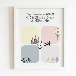 Four Goals Printable. VERSON 2. Spiritual, Physical, Intellectual ...