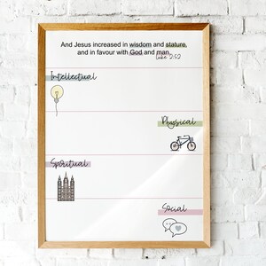 Four Goals Printable. Goal Prints. Spiritual, Physical, Intellectual ...