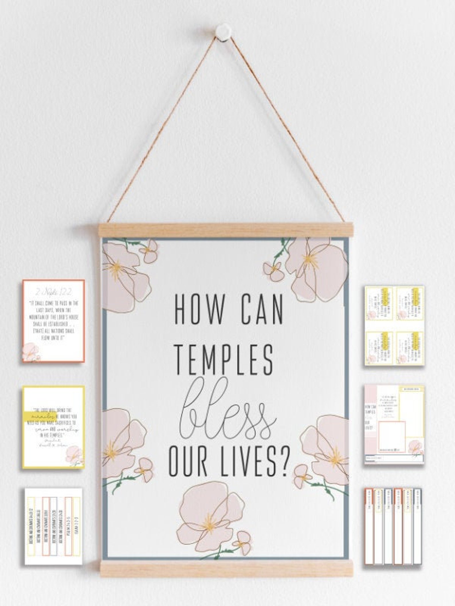 How Can Temples Bless Our Lives. LDS YW Lesson. Printable Lesson and ...