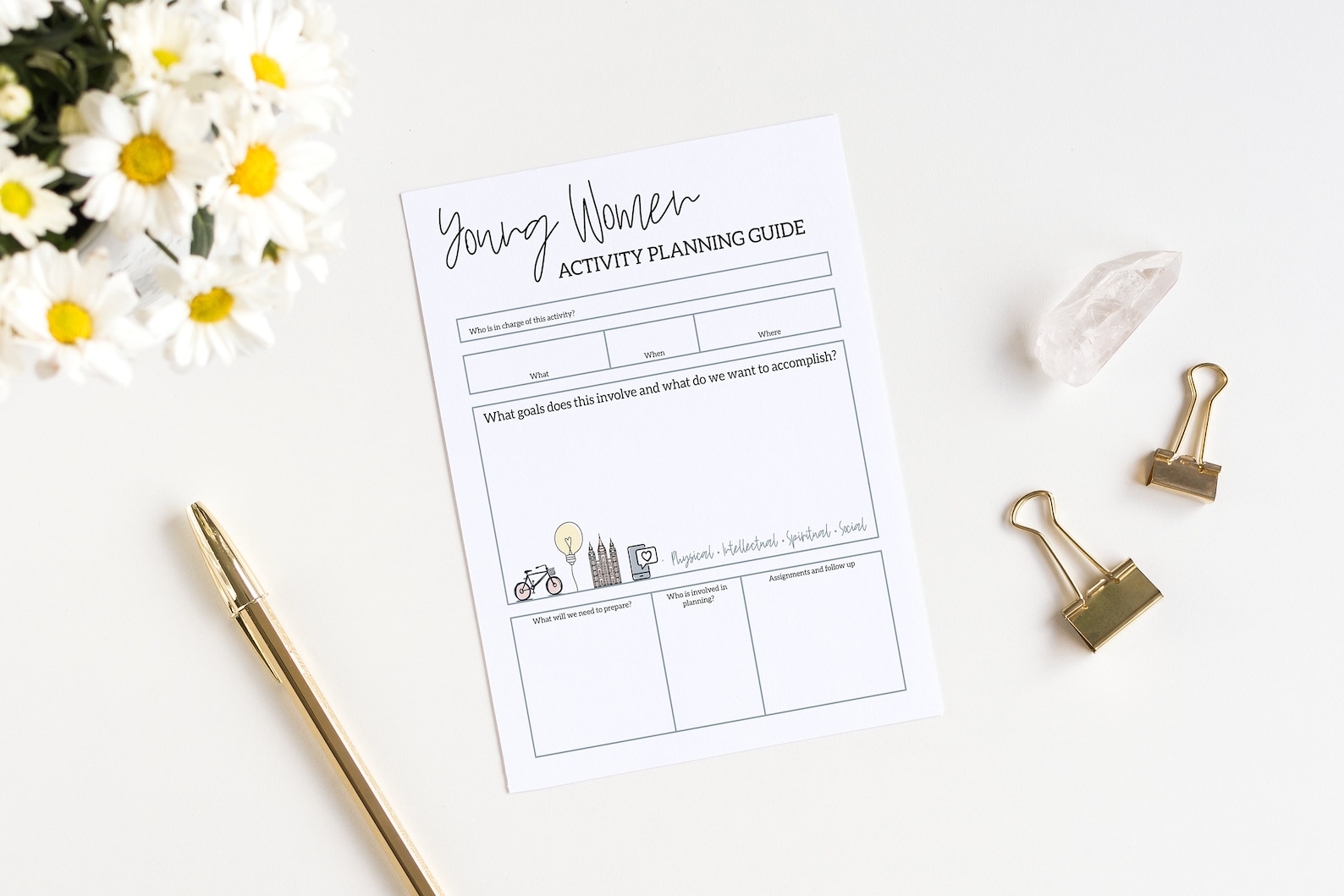 Young Women Activity Planning Guide - Etsy