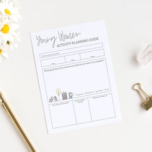 Young Women Activity Planning Guide - Etsy