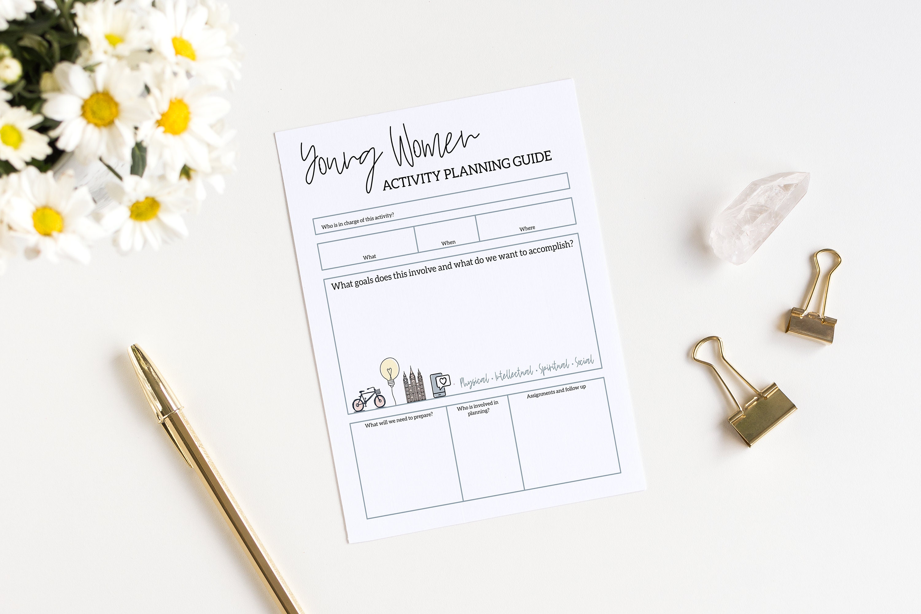 Young Women Activity Planning Guide - Etsy