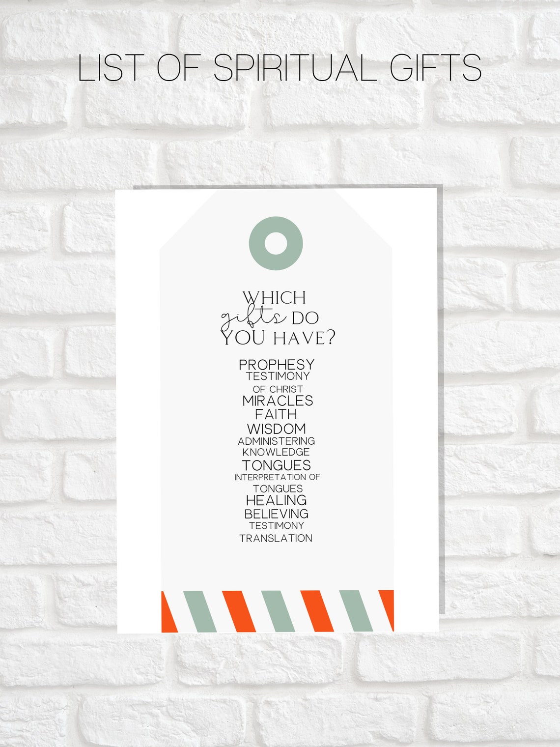 Spiritual Gifts. How Does Heavenly Father Want Me to Use My - Etsy