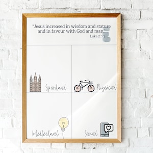 Four Goals Printable. Goal Prints. Spiritual, Physical, Intellectual ...