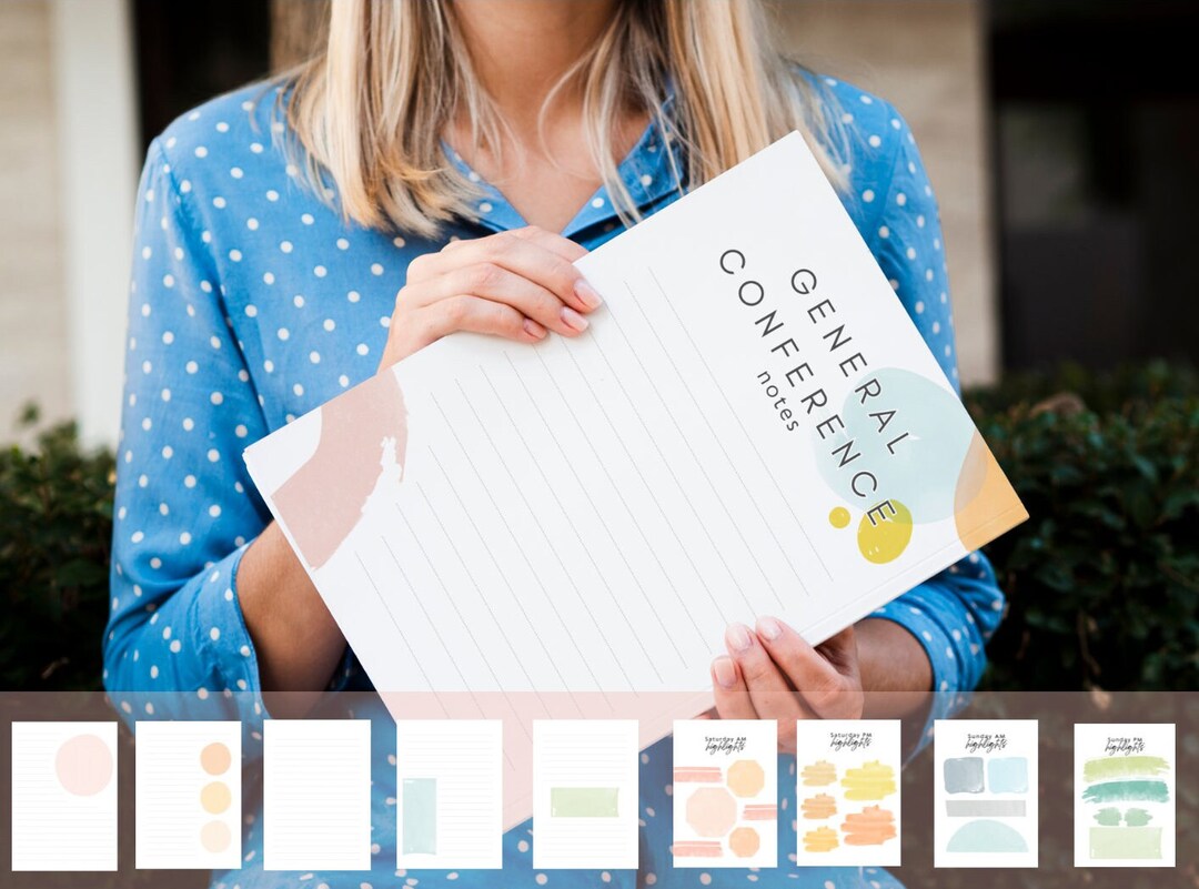 Spring LDS General Conference Note Taking Coloring Pages. LDS ...