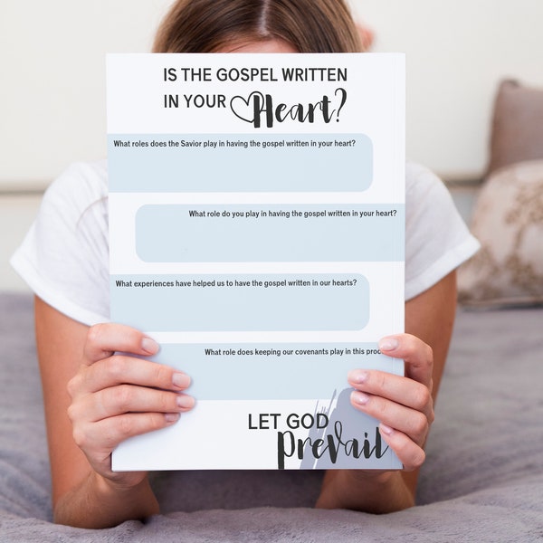 The Gospel Worksheets - Etsy
