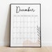 2022 Printable Monthly Calendar. 12 Month Calendar. Desk Calendar ...