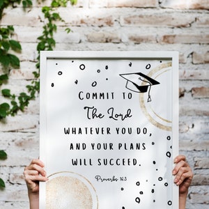 Seminary Graduation Print. LDS Graduation Printable Scripture ...