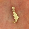 14k Solid Yellow Gold Mermaid Nautical Charm Fish Pendant - Etsy