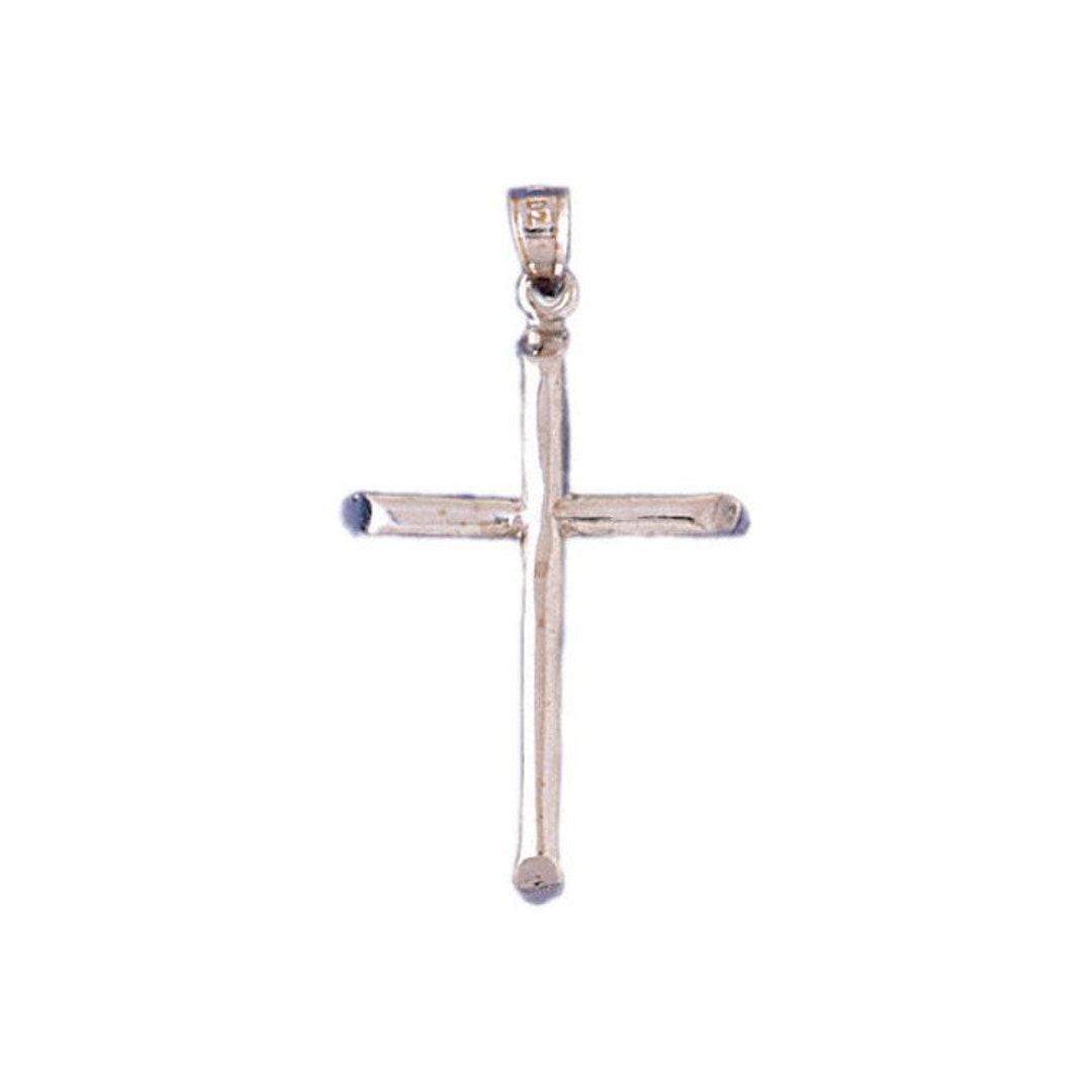 14k Solid Gold Cross Pendant Religious Pendant Necklace Charm - Etsy