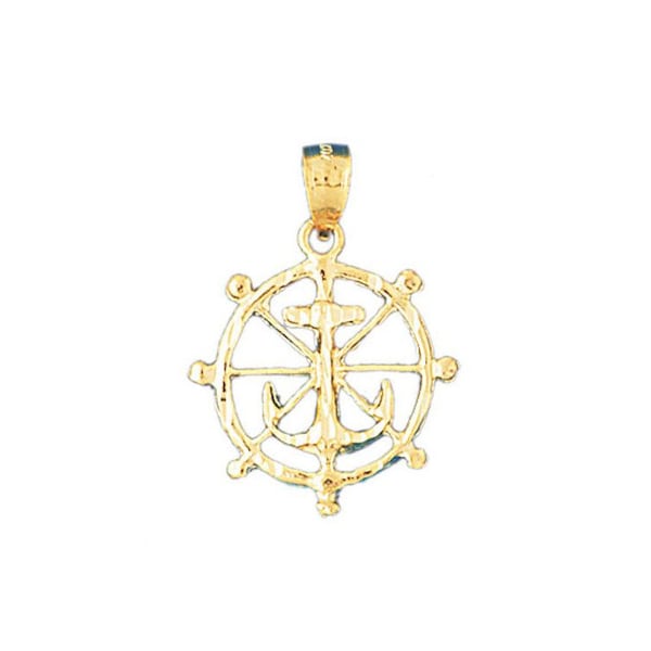Ship Wheel Charm - Etsy