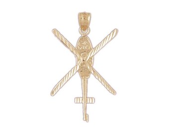 Gold Helicopter - Etsy