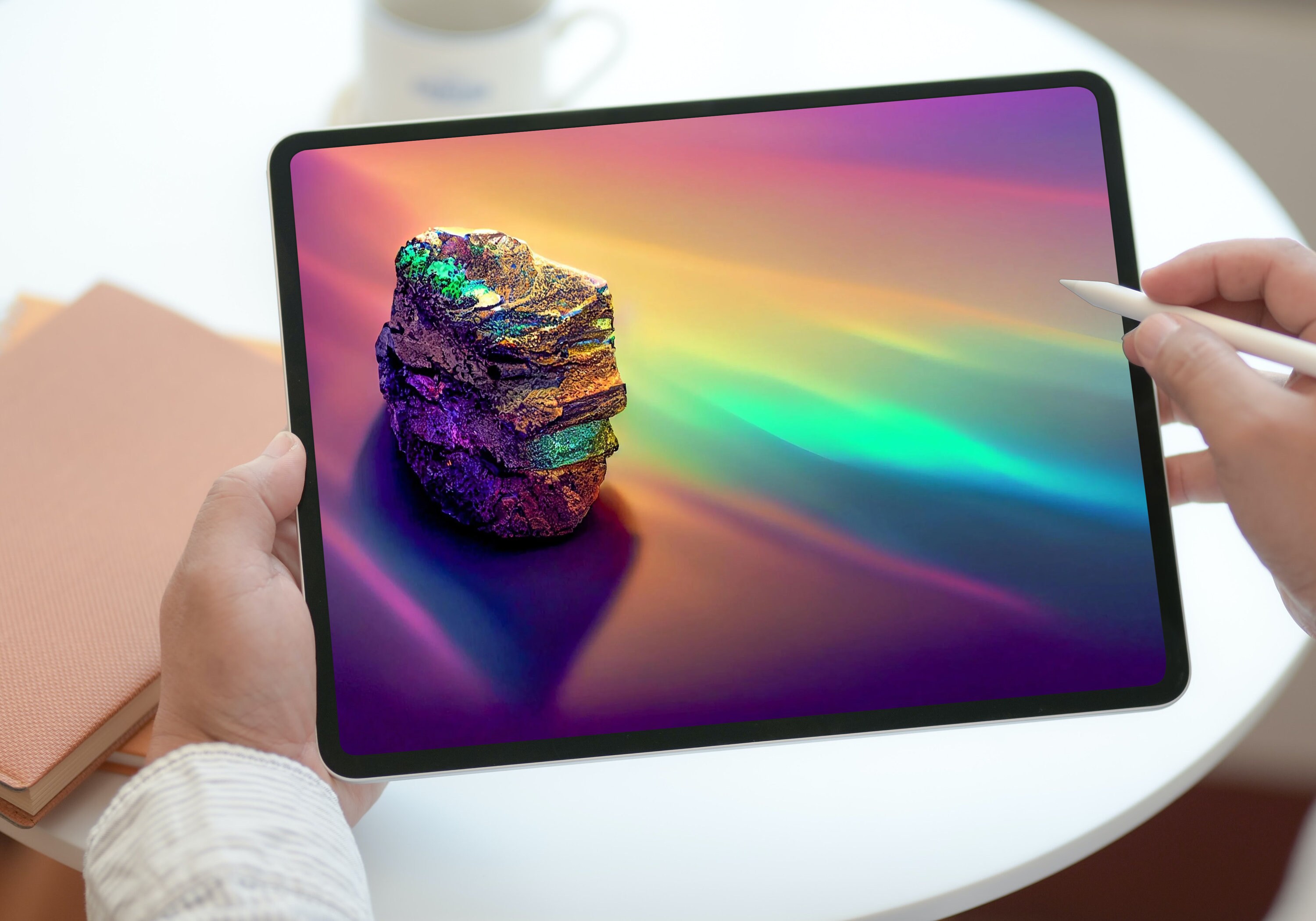 Holographic Rainbow Tablet Wallpaper iPad Android Tablet - Etsy