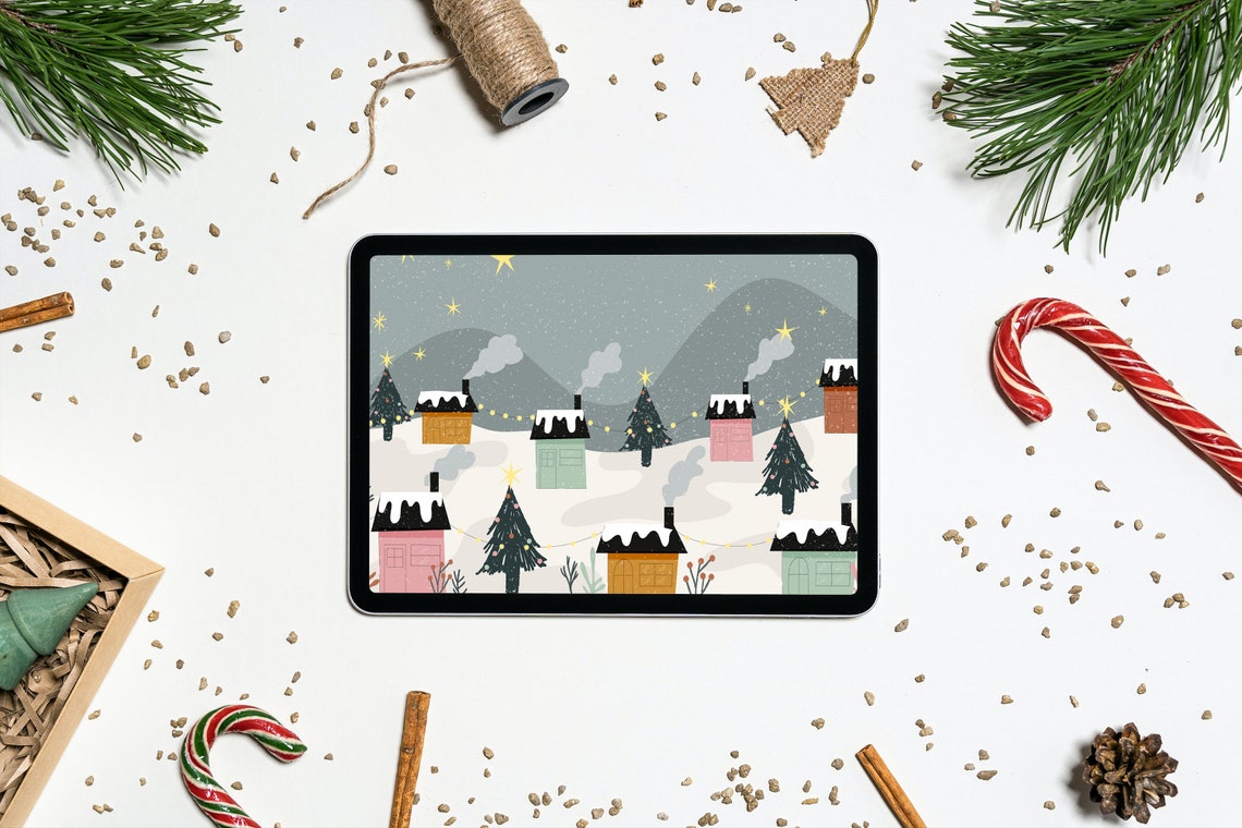 Winter Ipad Wallpaper Winter Android Tablet Wallpaper - Etsy