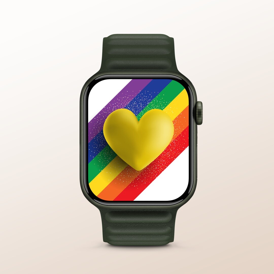 Rainbow Watch Face Wallpaper for Apple Watch Iwatch Samsung - Etsy