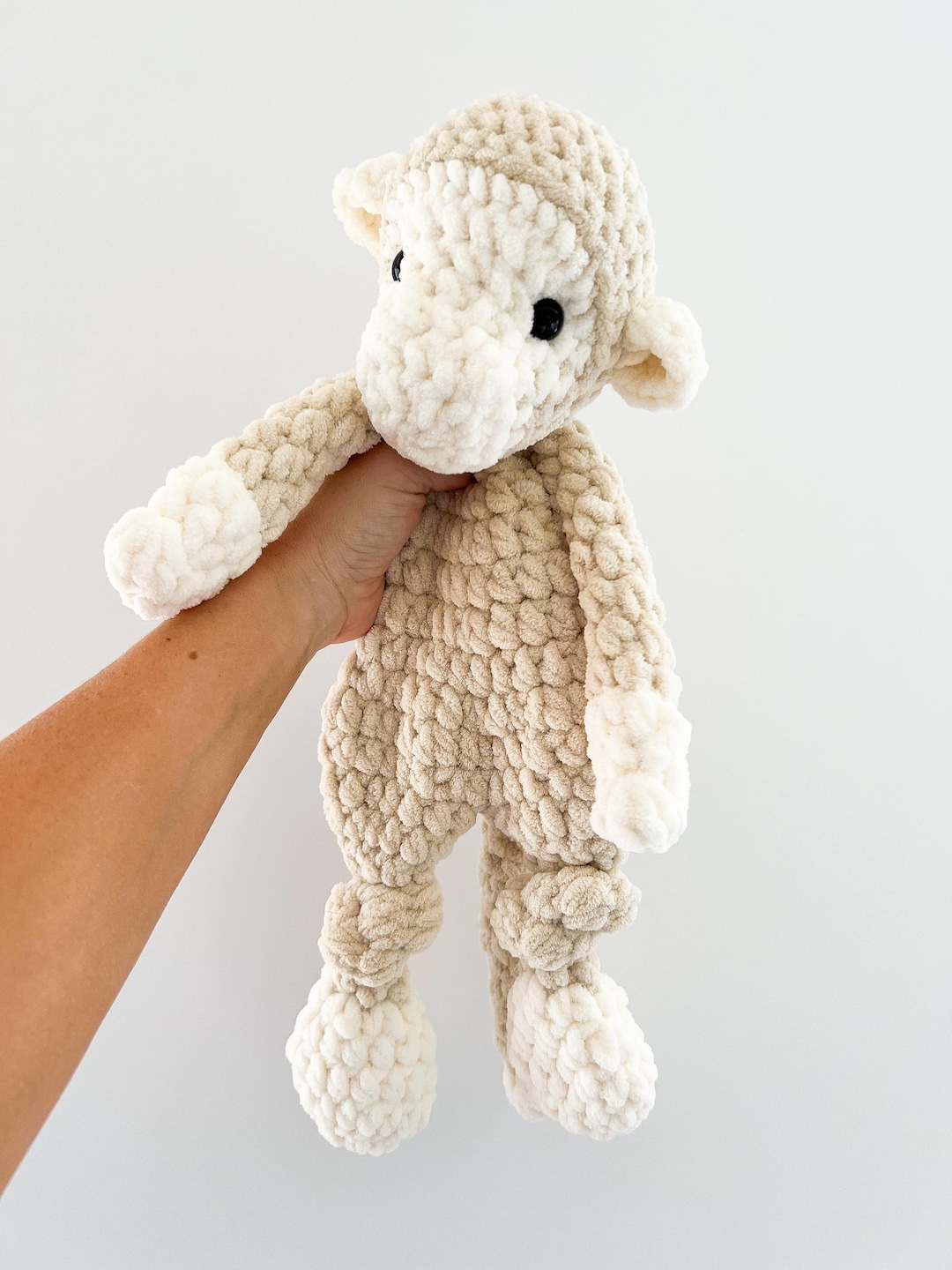 READY TO SHIP - Crochet Snuggler - Monkey Snuggler - Crochet Monkey ...