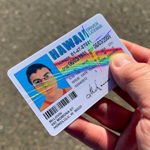 Mclovin ID Card From Movie Superbad With Hologram - Etsy