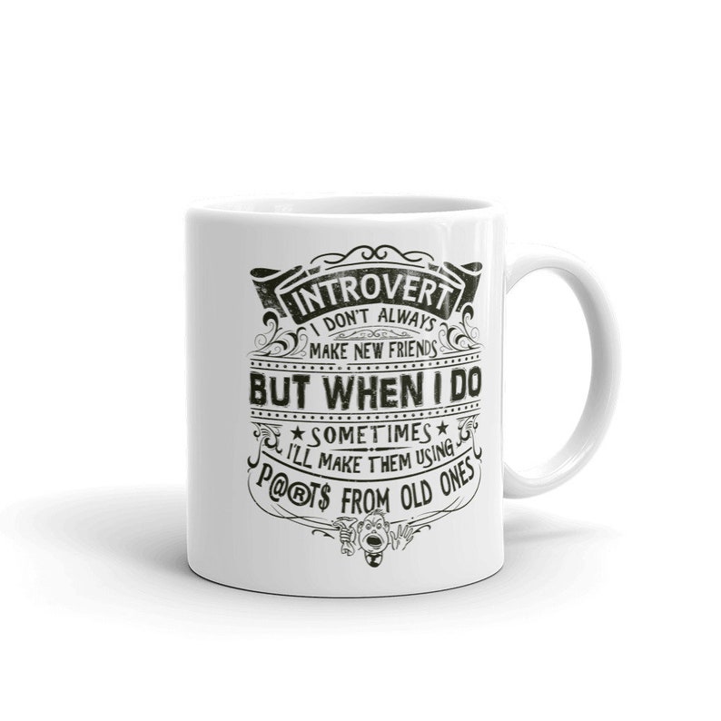 Introvert Mug, Funny Introvert Coffee Mug, Antisocial Mug, Antisocial ...
