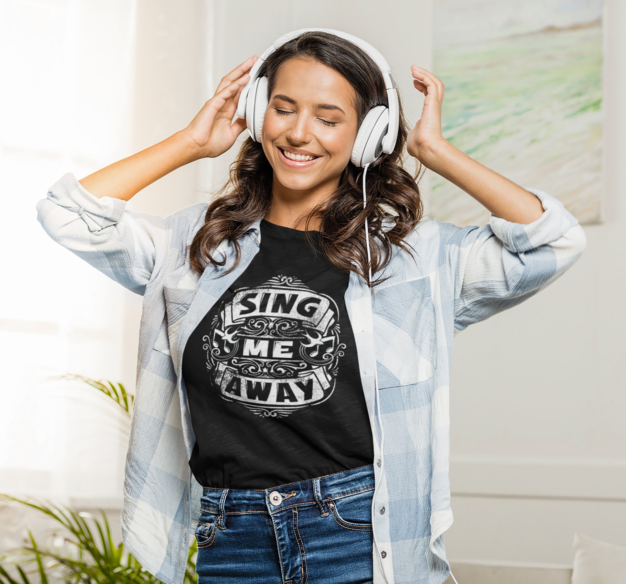 Sing Me Away, Singer Shirt, Singing Shirt, Shirt for Singer, Shirt for ...