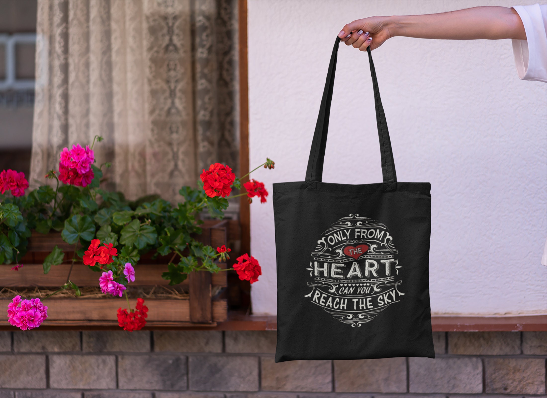 Rumi Tote Bag, Rumi, Rumi Quote Bag, Inspirational Tore for Her, Tote ...