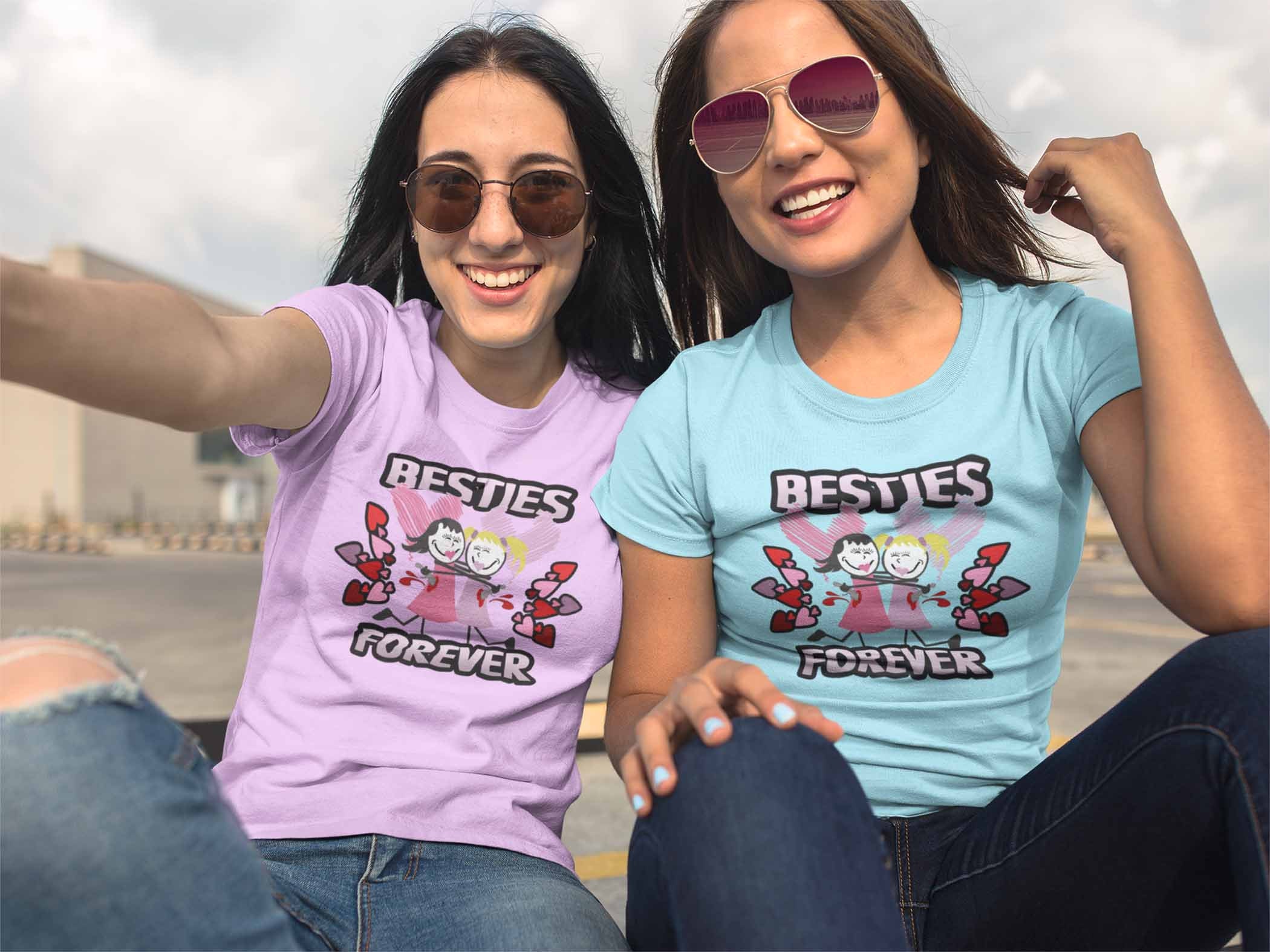 Camiseta Besties, camisa besties, regalos de mejor amigo, regalo de bff ...