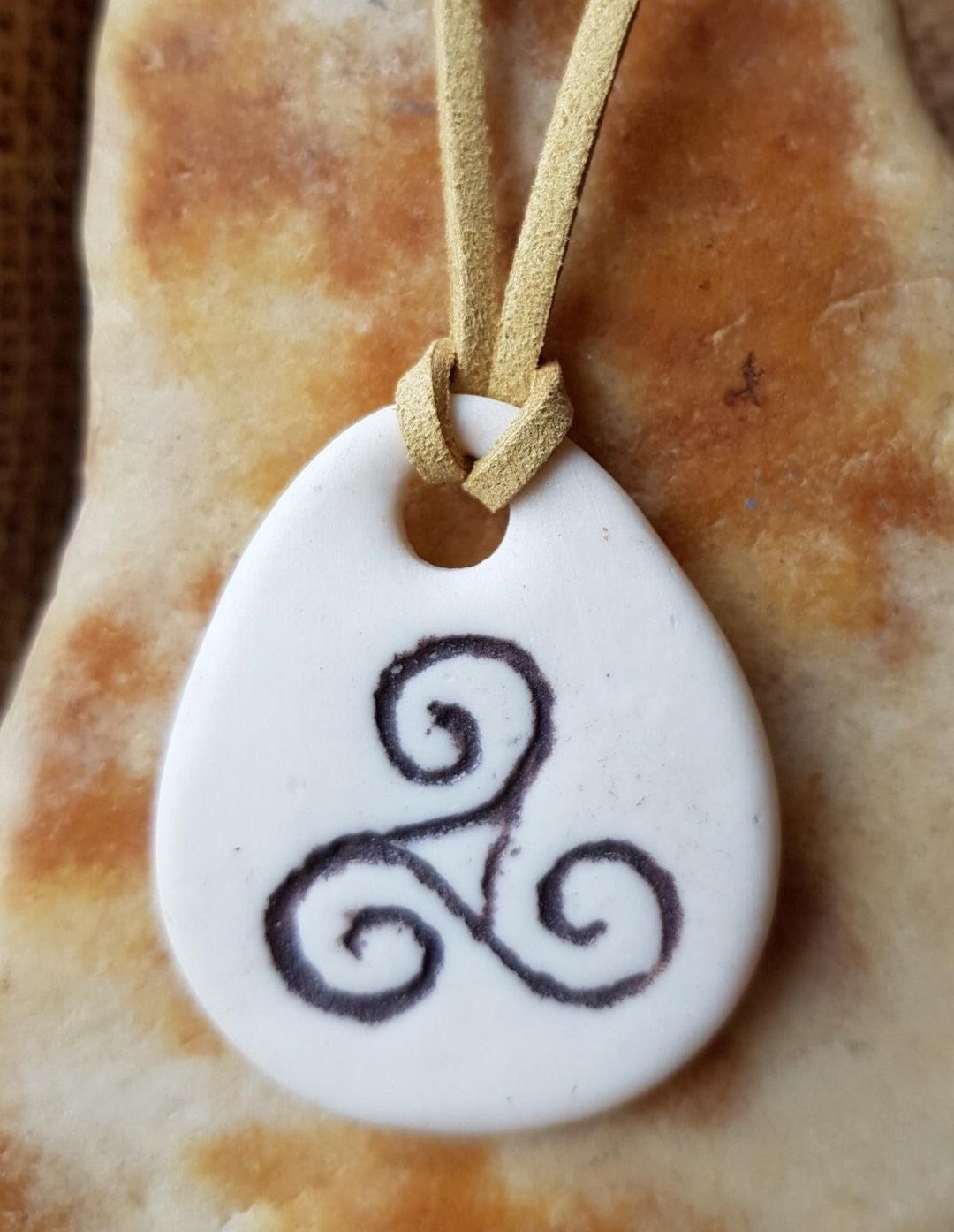 Triskelion for Harmony Mind Heart and Soul, Handmade Celtic Talisman ...