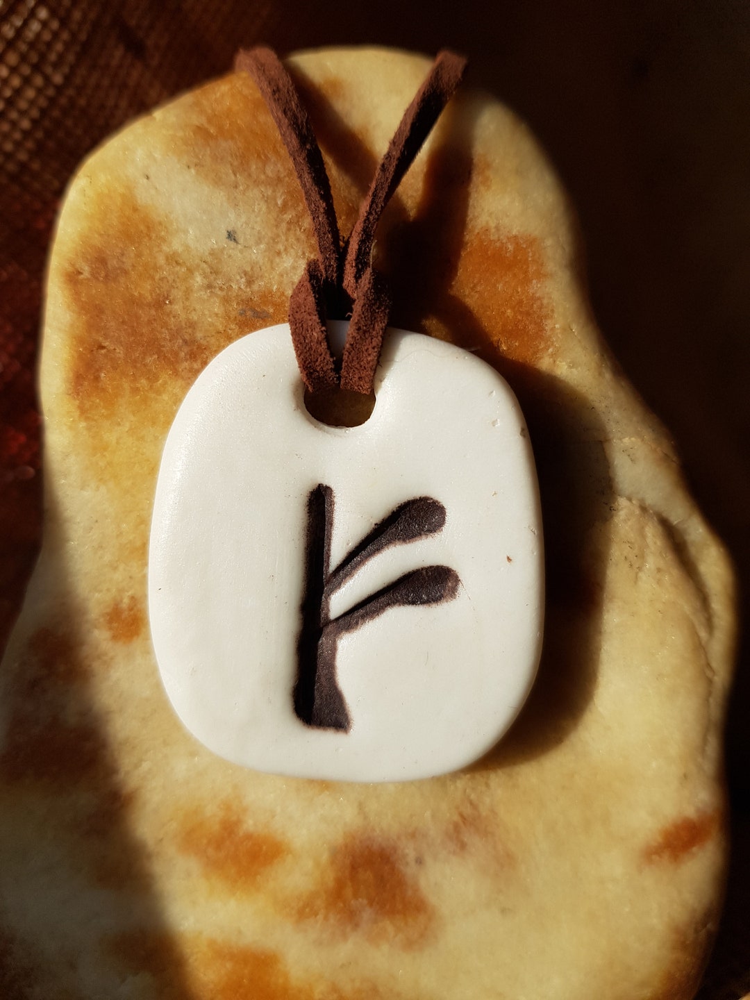 Fehu - for Money, Handmade Runic Talisman, Material and Spiritual ...