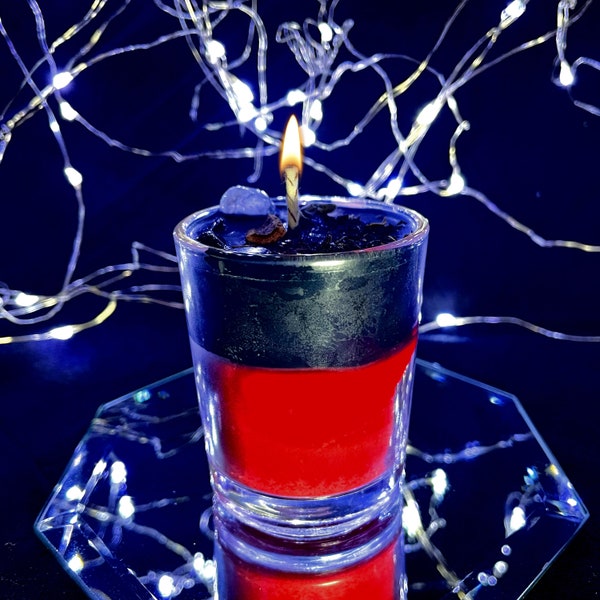 Red and Black Reversal Candle - Etsy