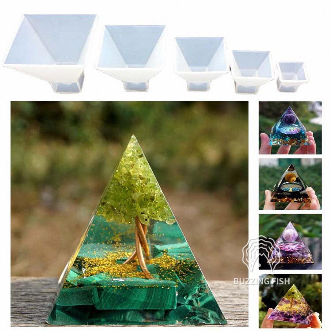 Multiple Size Pyramid Silicone Mold - Etsy